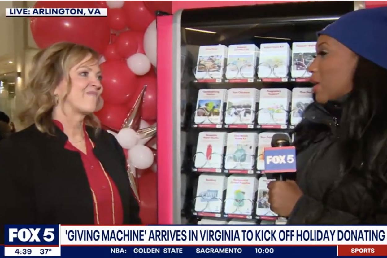 Light the World Giving Machines - VOA Chesapeake & Carolinas