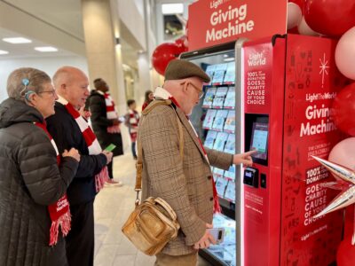 Light the World Giving Machines - VOA Chesapeake & Carolinas